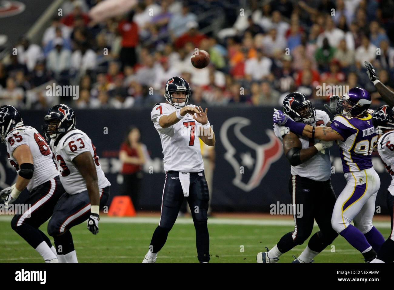 Houston Texans quarterback Dan Orlovsky during a preseason NFL football ...