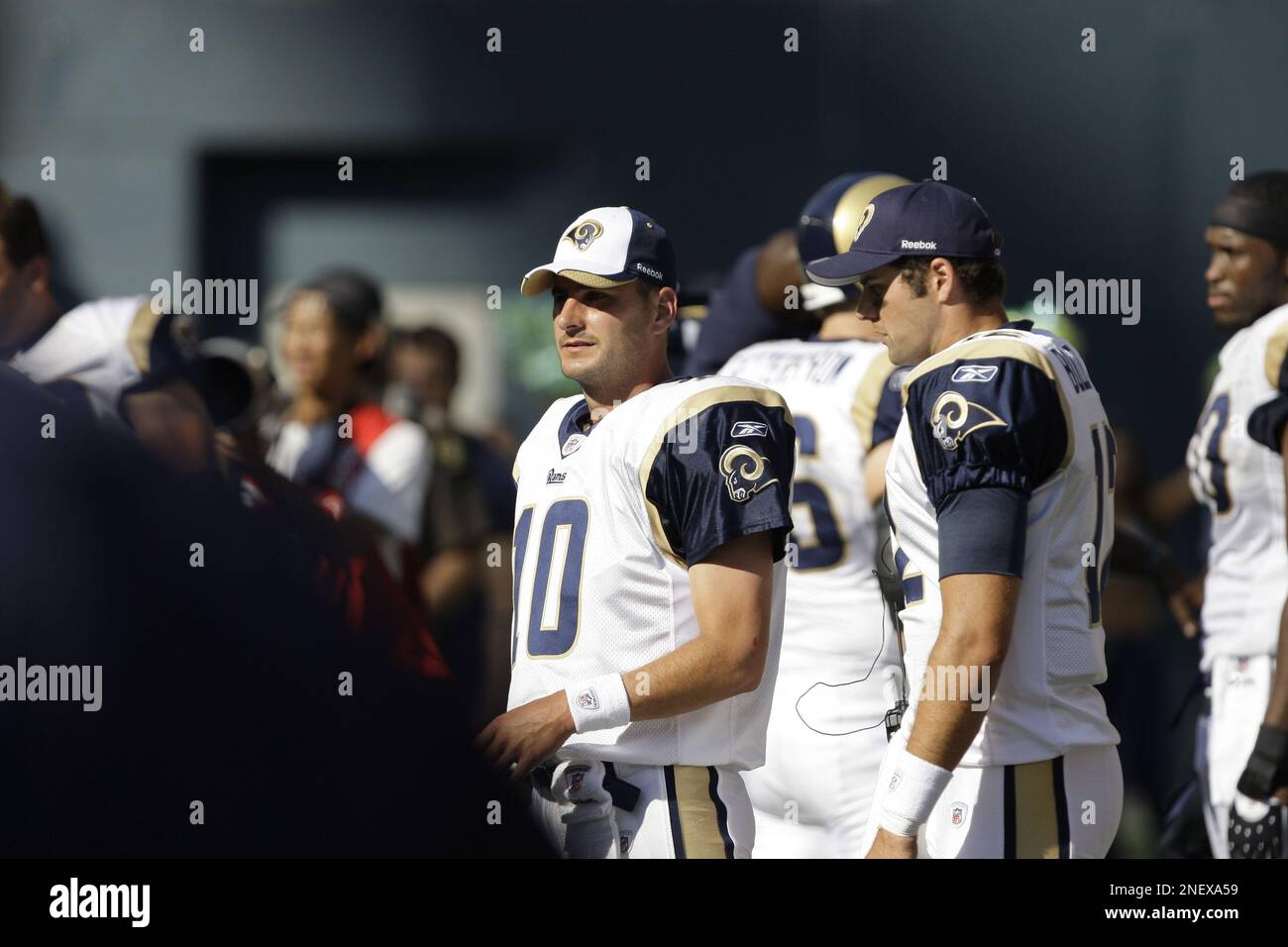 St. Louis Rams quarterback Marc Bulger Sunday, Sept. 13, 2009, in ...