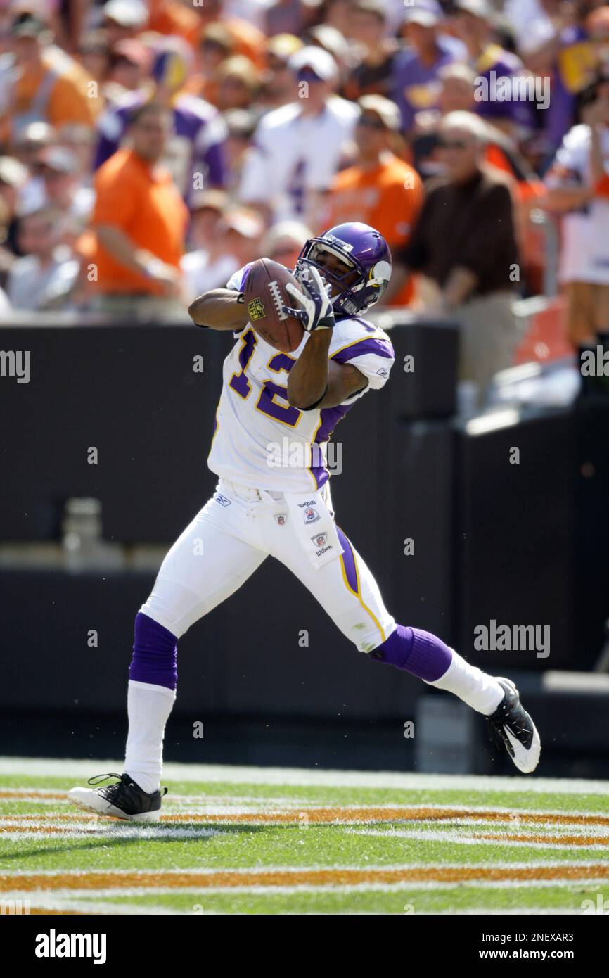 Minnesota Vikings wide receiver Percy Harvin makes a catch during an ...