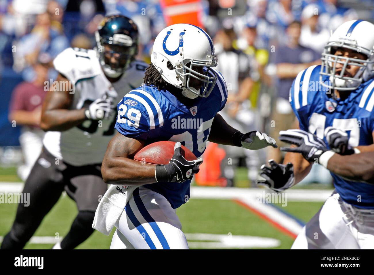 Indianapolis Colts running back Joseph Addai in the first half of the ...