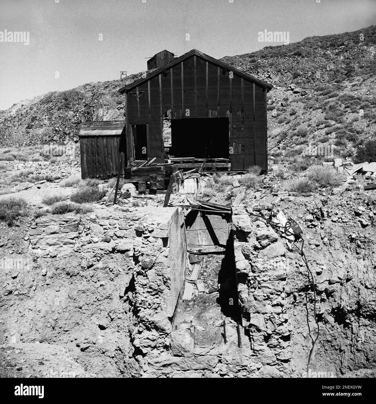 This housed the first electric mine hoist in history. Bodie had the ...