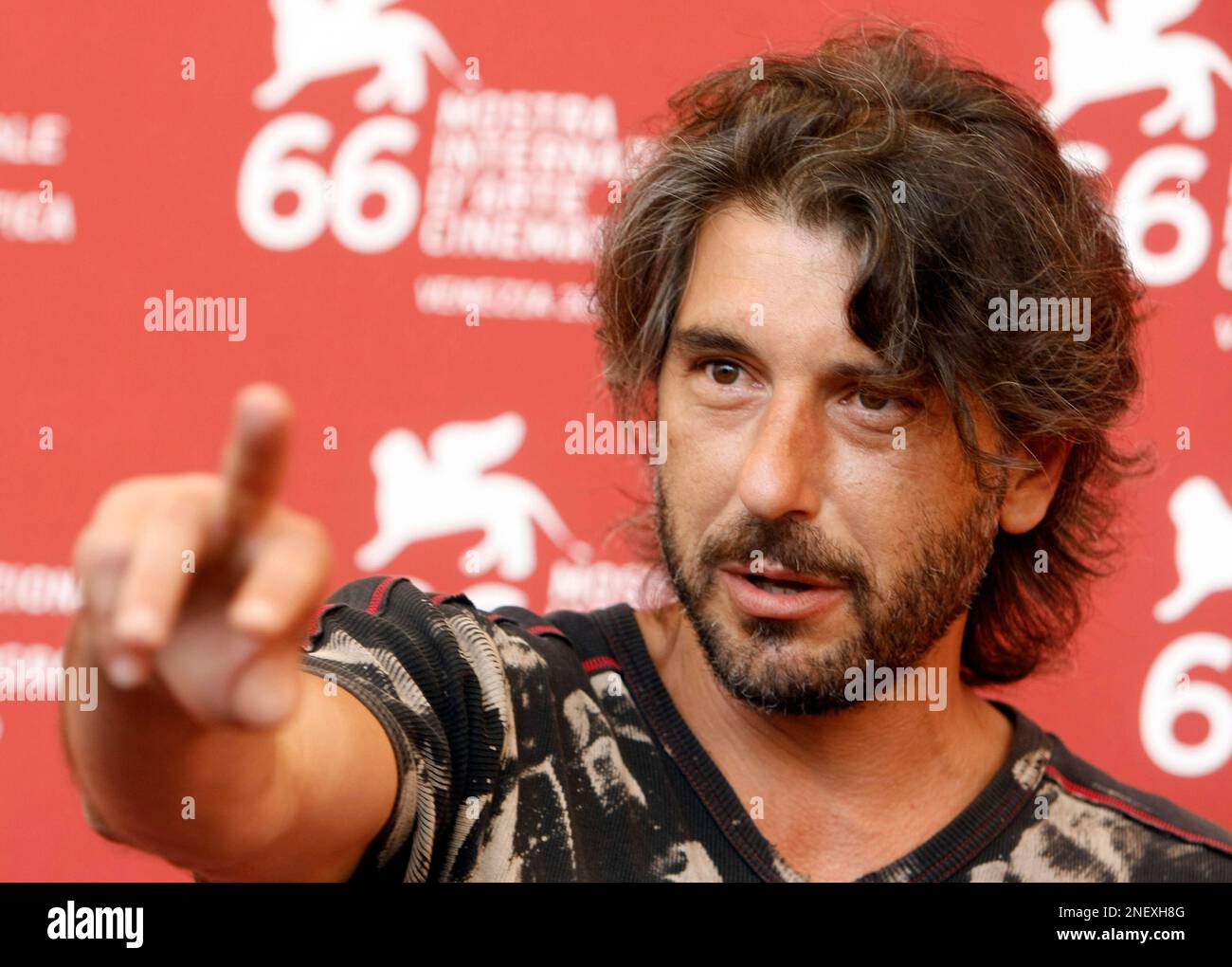 Italian actor Luca Lionello poses during a photocall for the movie 'Le ...