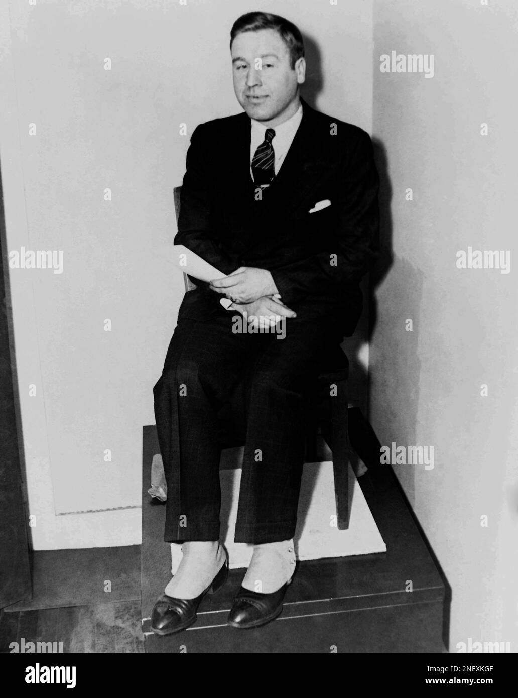 Henry Uhlio, accused of receiving the Lindbergh kidnapping ransom money ...