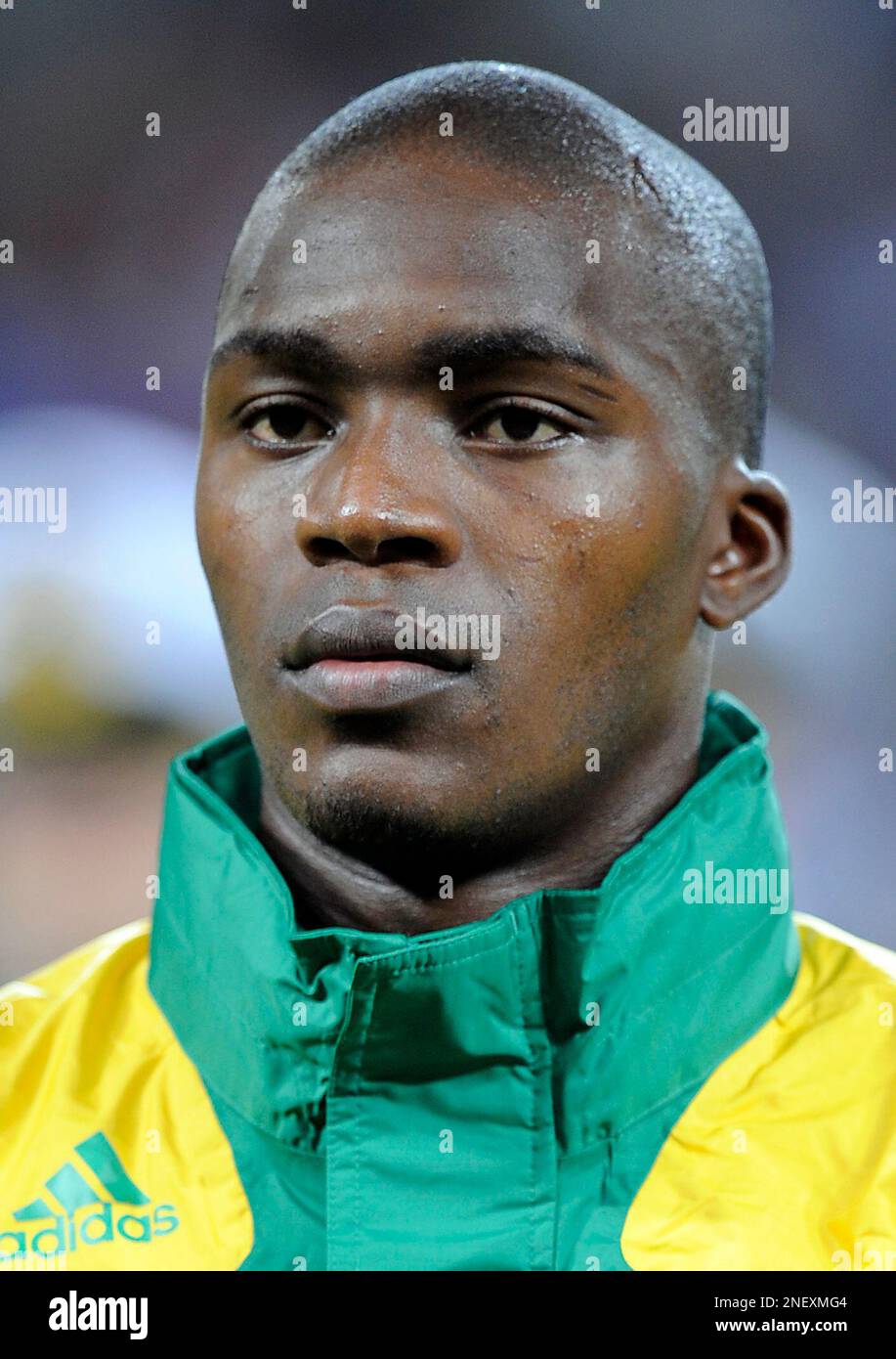 South Africa's Morgan Gould looks prior the friendly soccer match ...