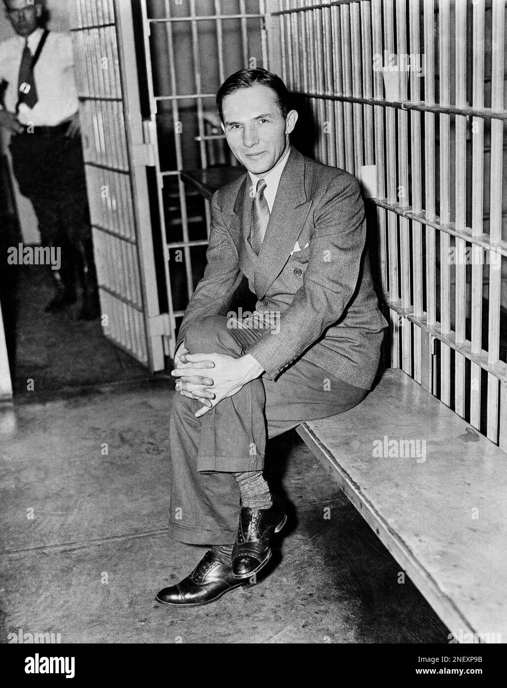 Bruno Richard Hauptmann, kidnapper of Lindbergh baby, is shown in his ...