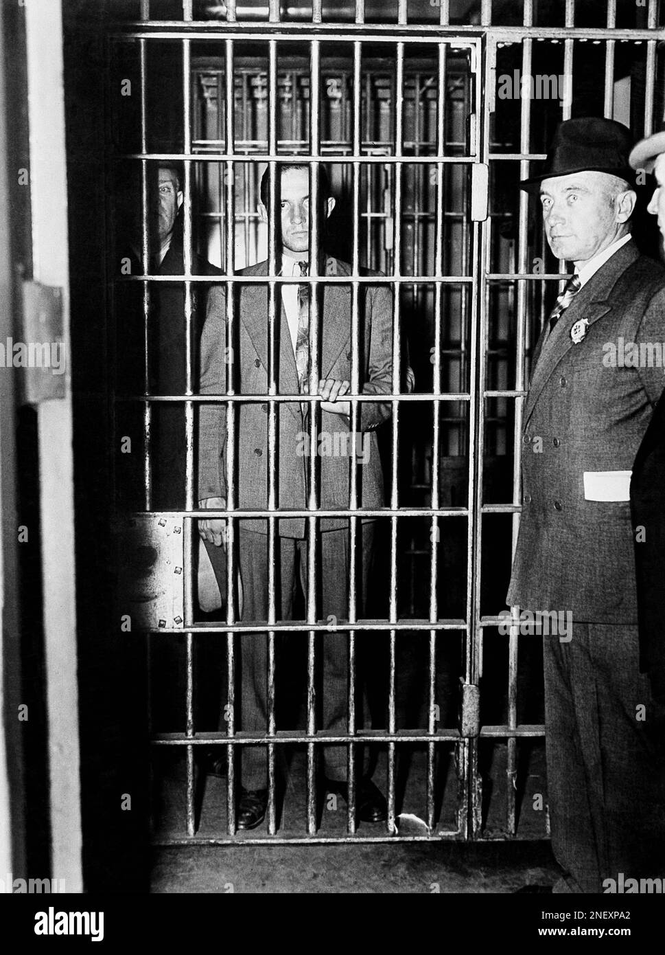 Bruno Richard Hauptmann, Lindbergh suspect is shown in his cell at ...
