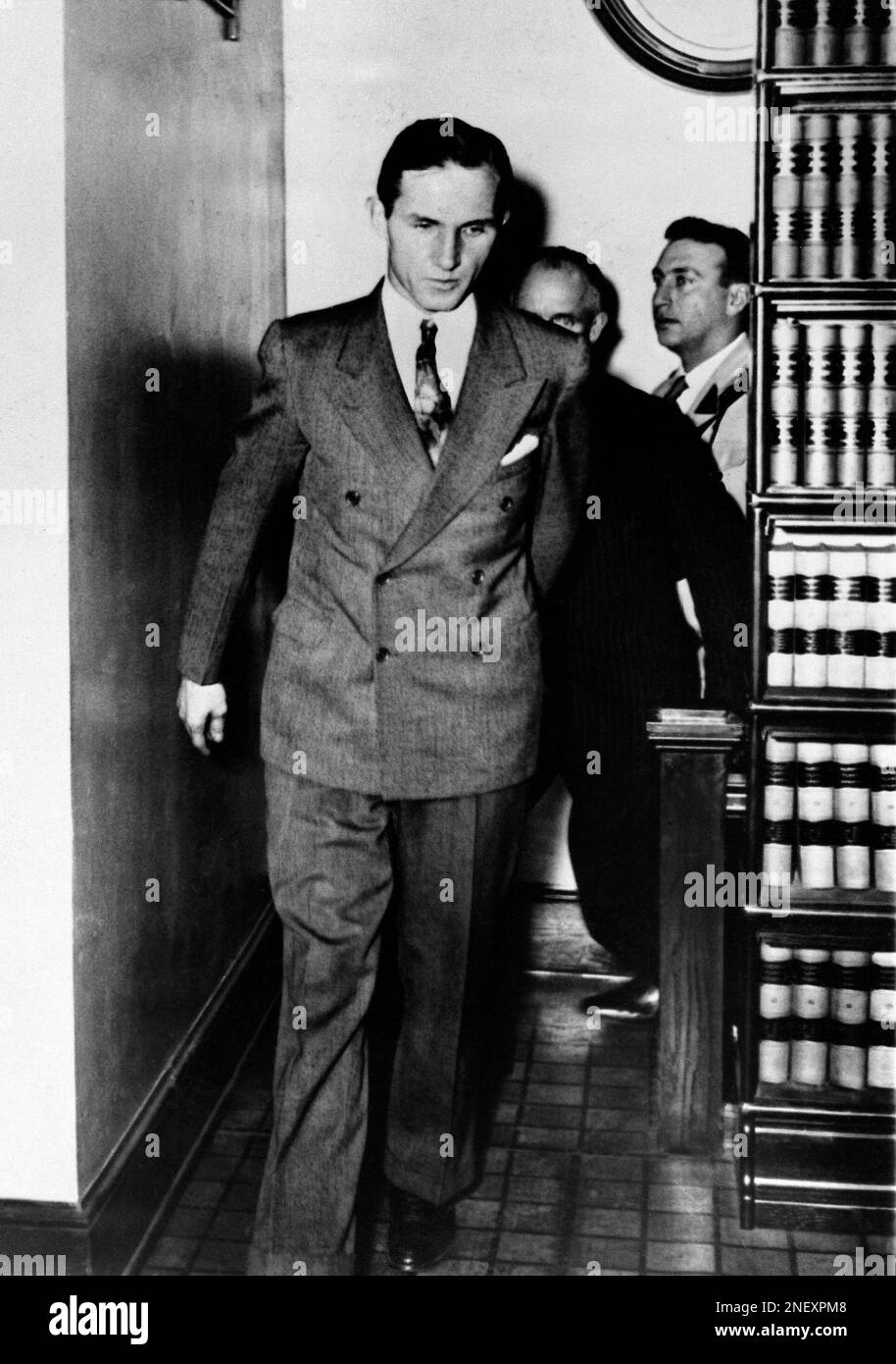 Bruno Hauptmann, charged with the kidnapping and murder of the ...