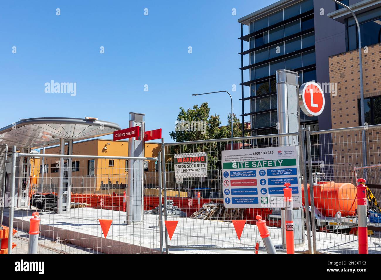 Westmead health precinct, Sydney, Childrens hospital light rail stop on ...