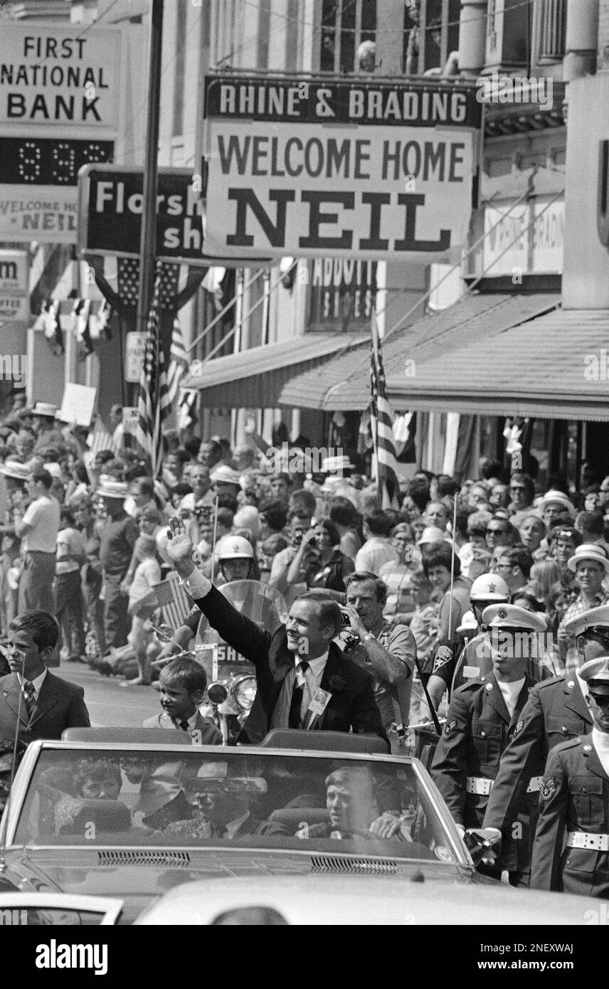 Neil Armstrong, the first man to walk on the moon and a hero to the ...