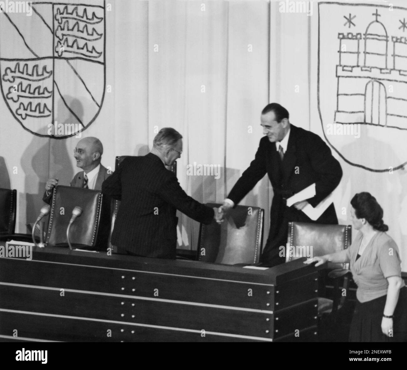 Paul Loebe, former socialist president of the prewar German Reichstag ...