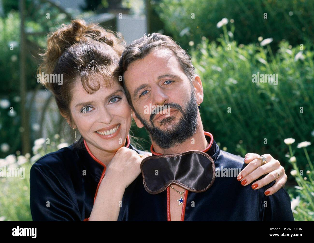 Former Beatle Ringo Starr with wife Barbara Bach, May 16, 1983. (AP ...