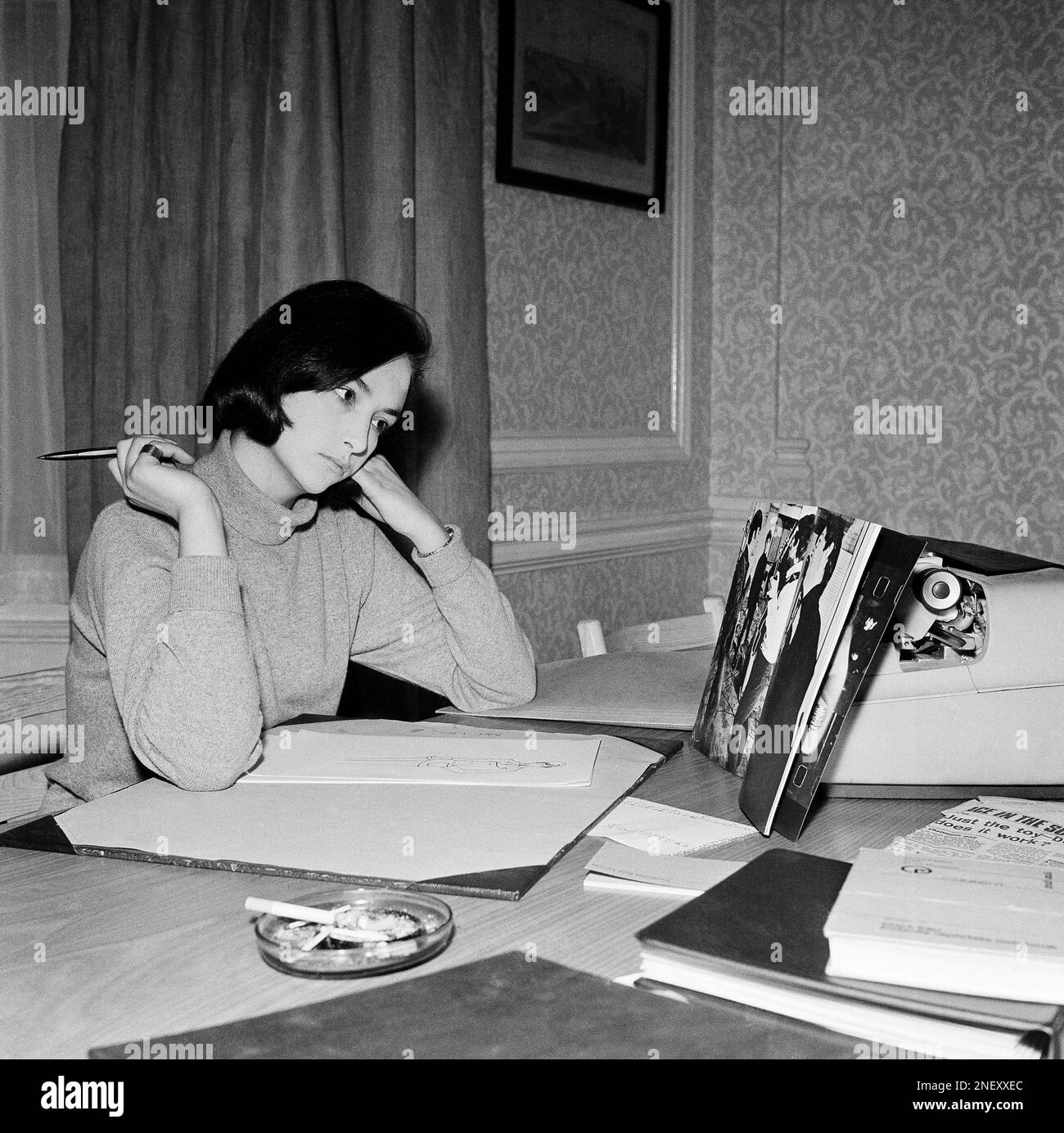 Caroline Charles, 21, who designs suits for Ringo Starr, the Beatles ...