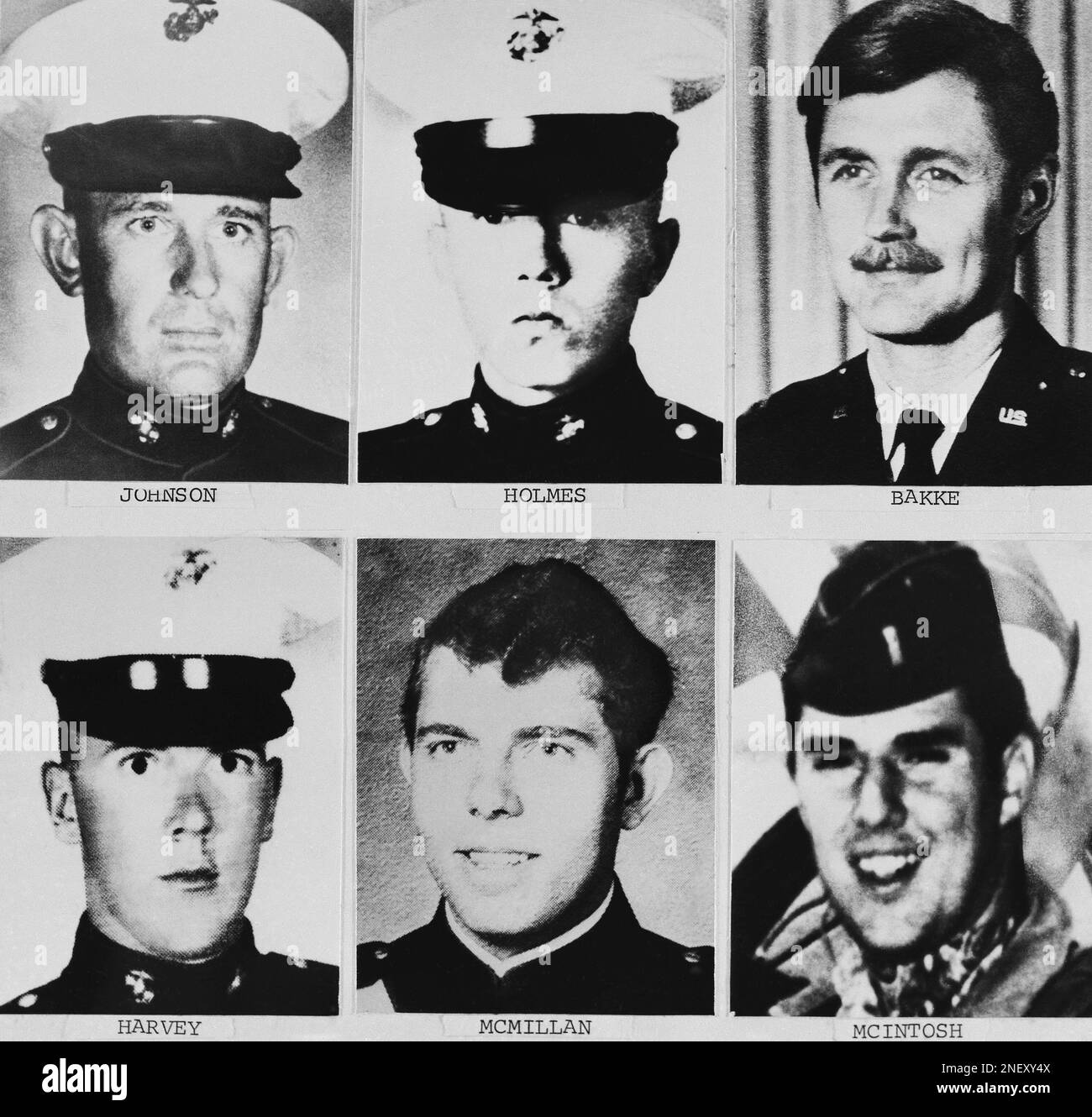 Six of the eight men killed in the failed rescue attempt in Iran on ...