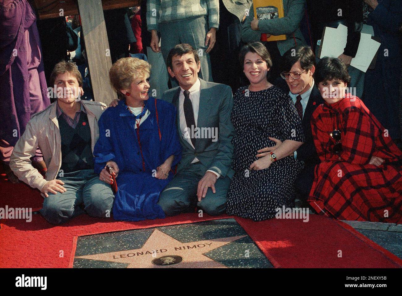 Leonard Nimoy received star on Hollywood Walk, Walk of Fame, Jan. 16 ...