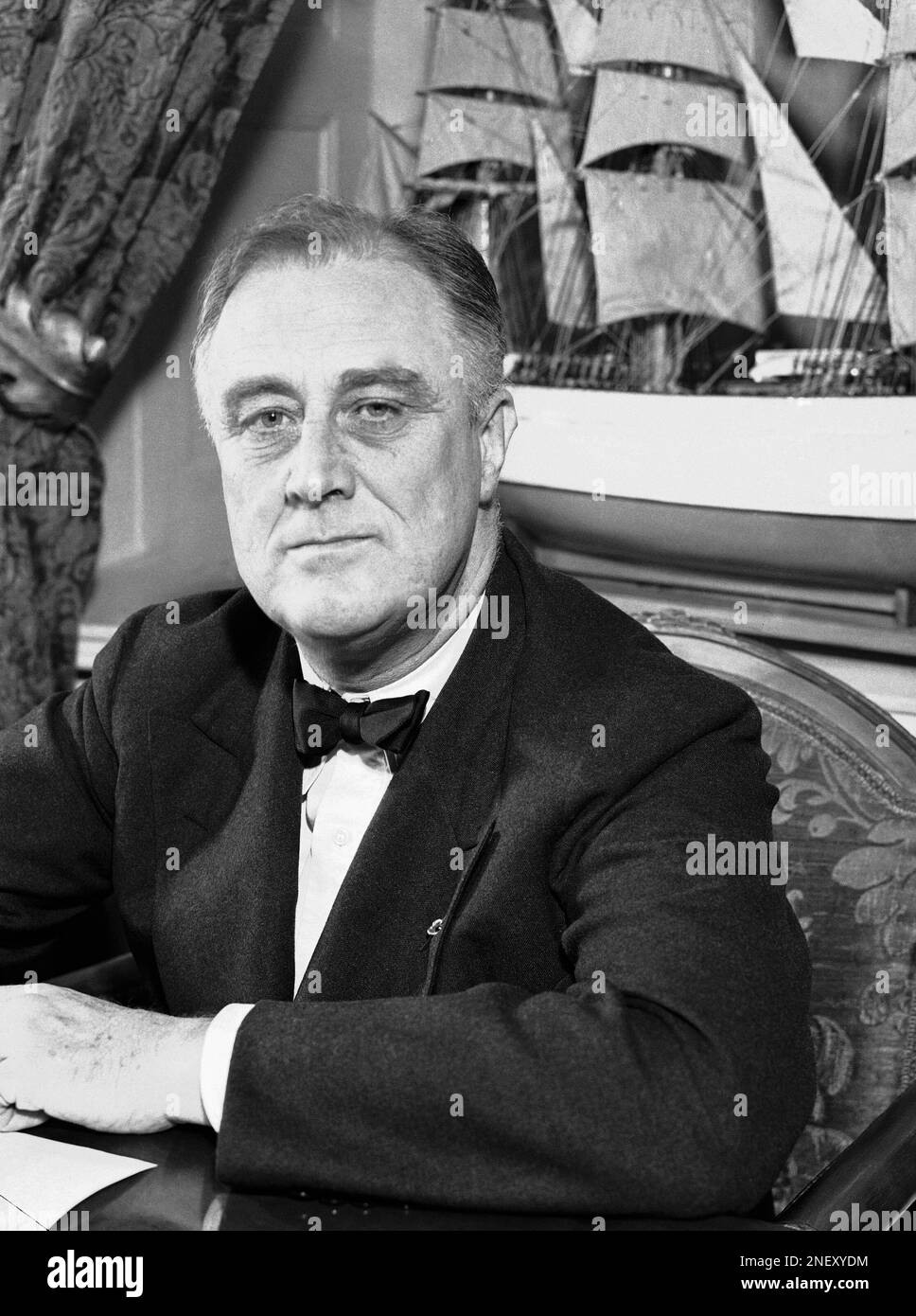Franklin D. Roosevelt is shown, Jan. 30, 1936. (AP Photo Stock Photo ...