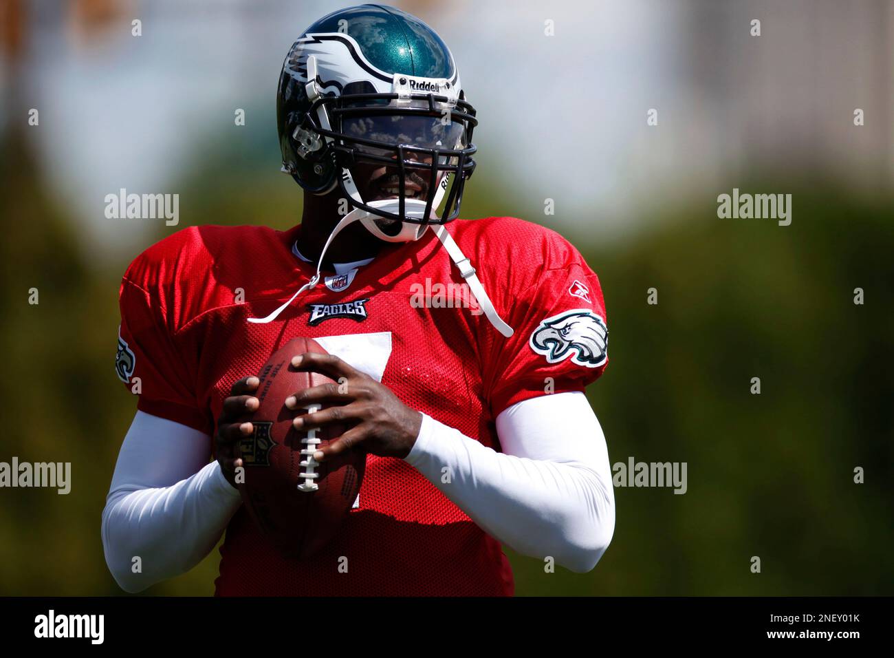 Philadelphia Eagles quarterback Michael Vick is seen during afternoon ...