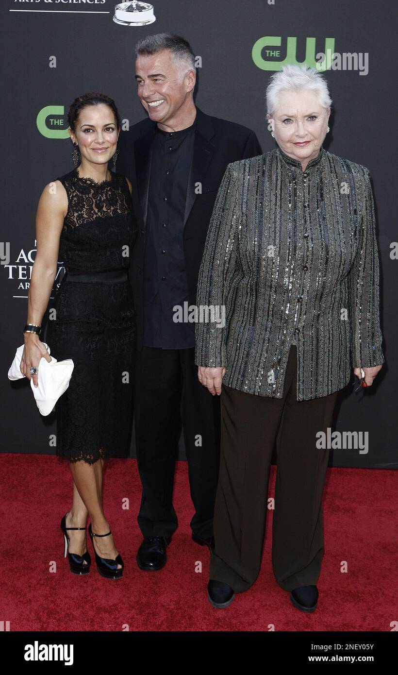 Susan Flannery, left, Ian Buchanan and Rebecca Budig arrive at the ...