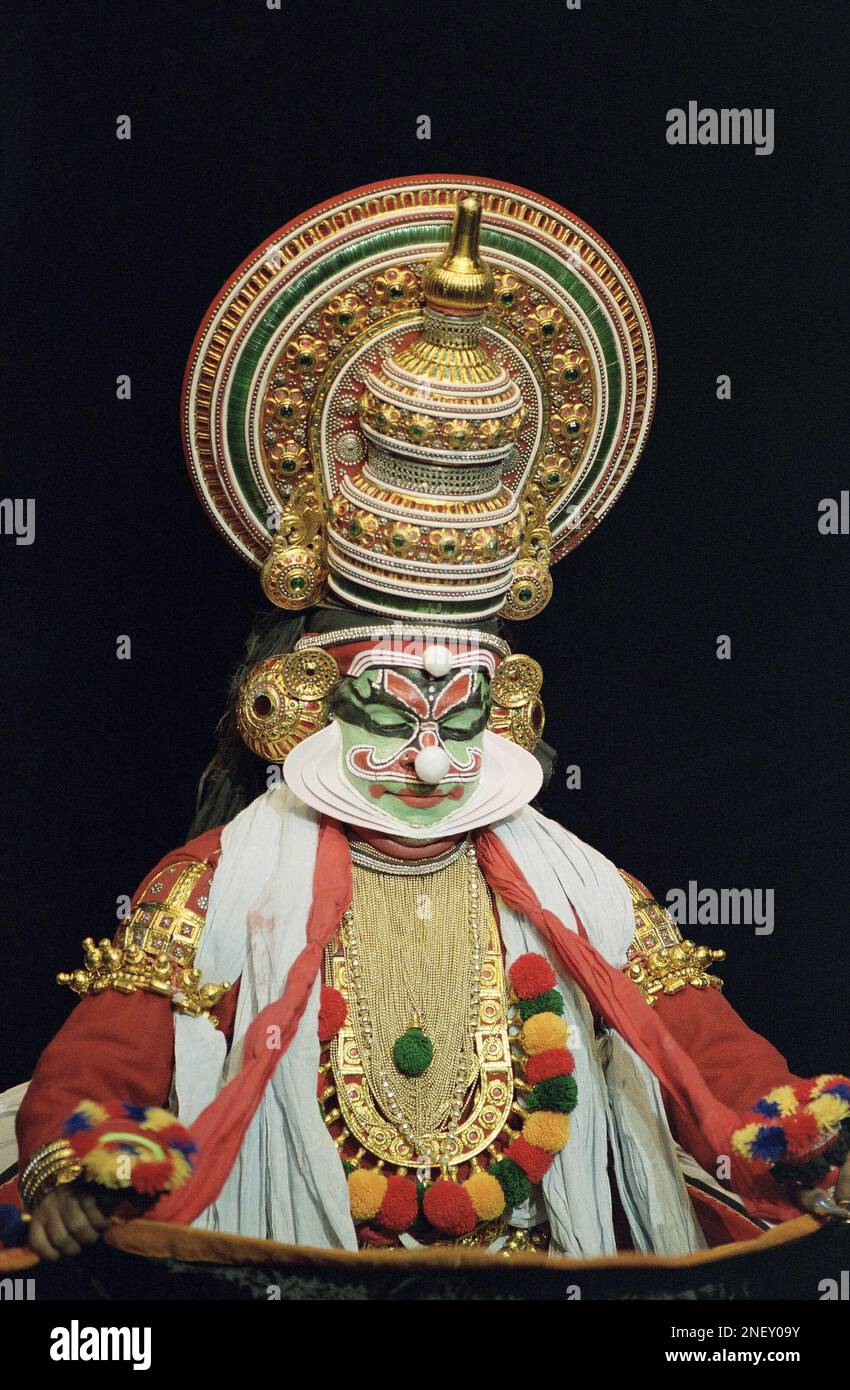 A dancer performs the Kathakali as part of the India Festival of Music ...