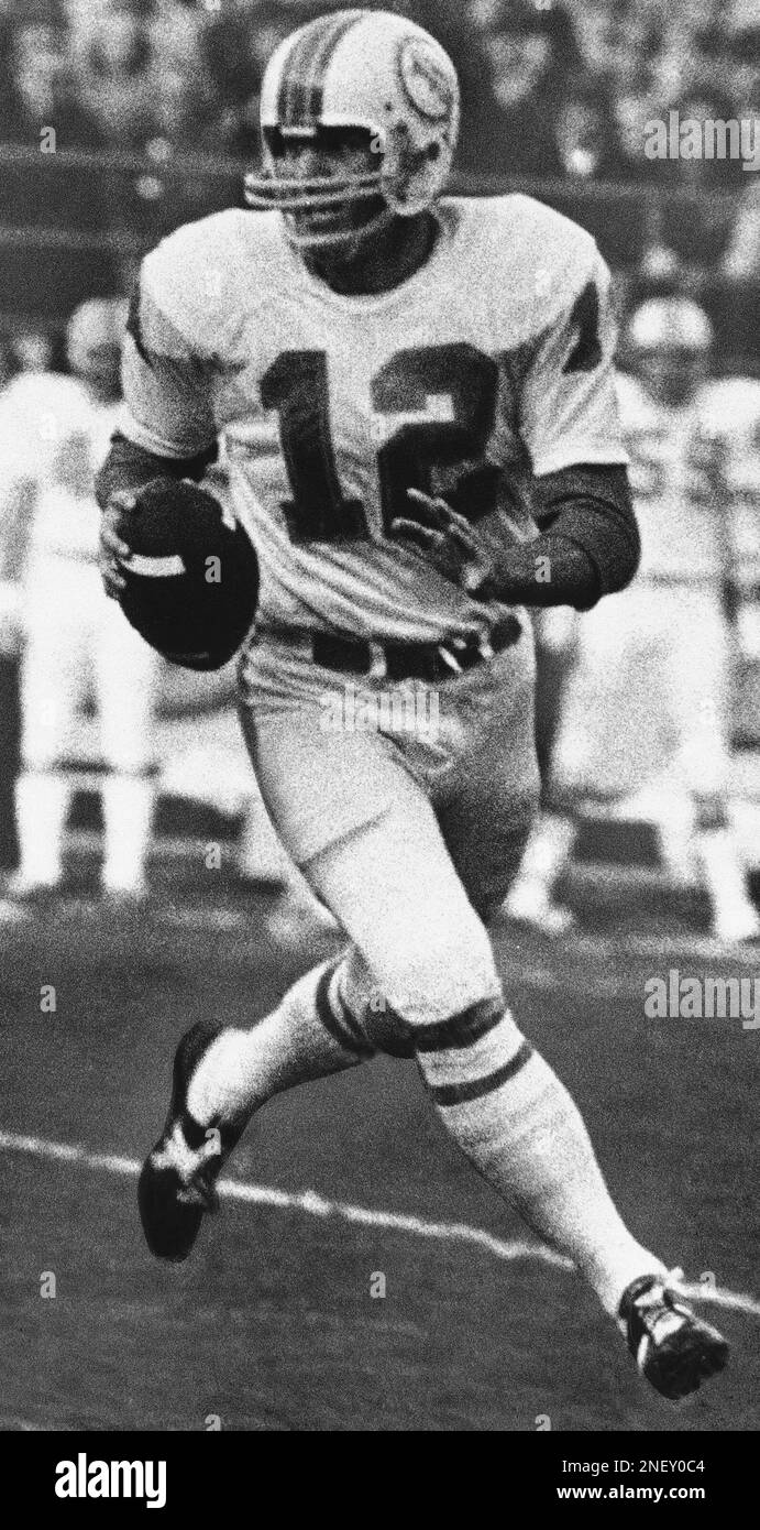 Quarterback Bob Griese of the Miami Dolphins is shown during action in ...