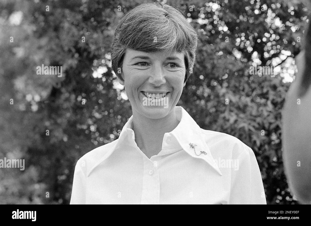 The wives of the Apollo 11 spaceflight crew are a happy trio as they ...