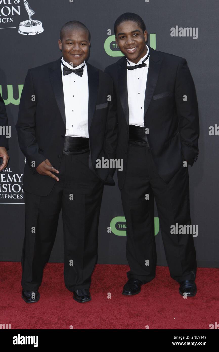Christopher Massey and Kyle Massey arrive at the Daytime Emmy Awards on ...