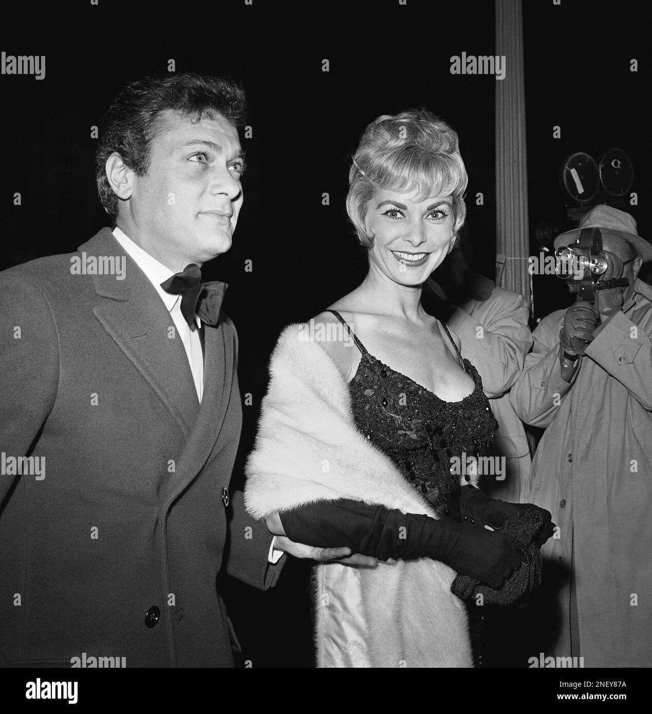 Actor Tony Curtis and his wife, Janet Leigh, bring a touch of Hollywood ...
