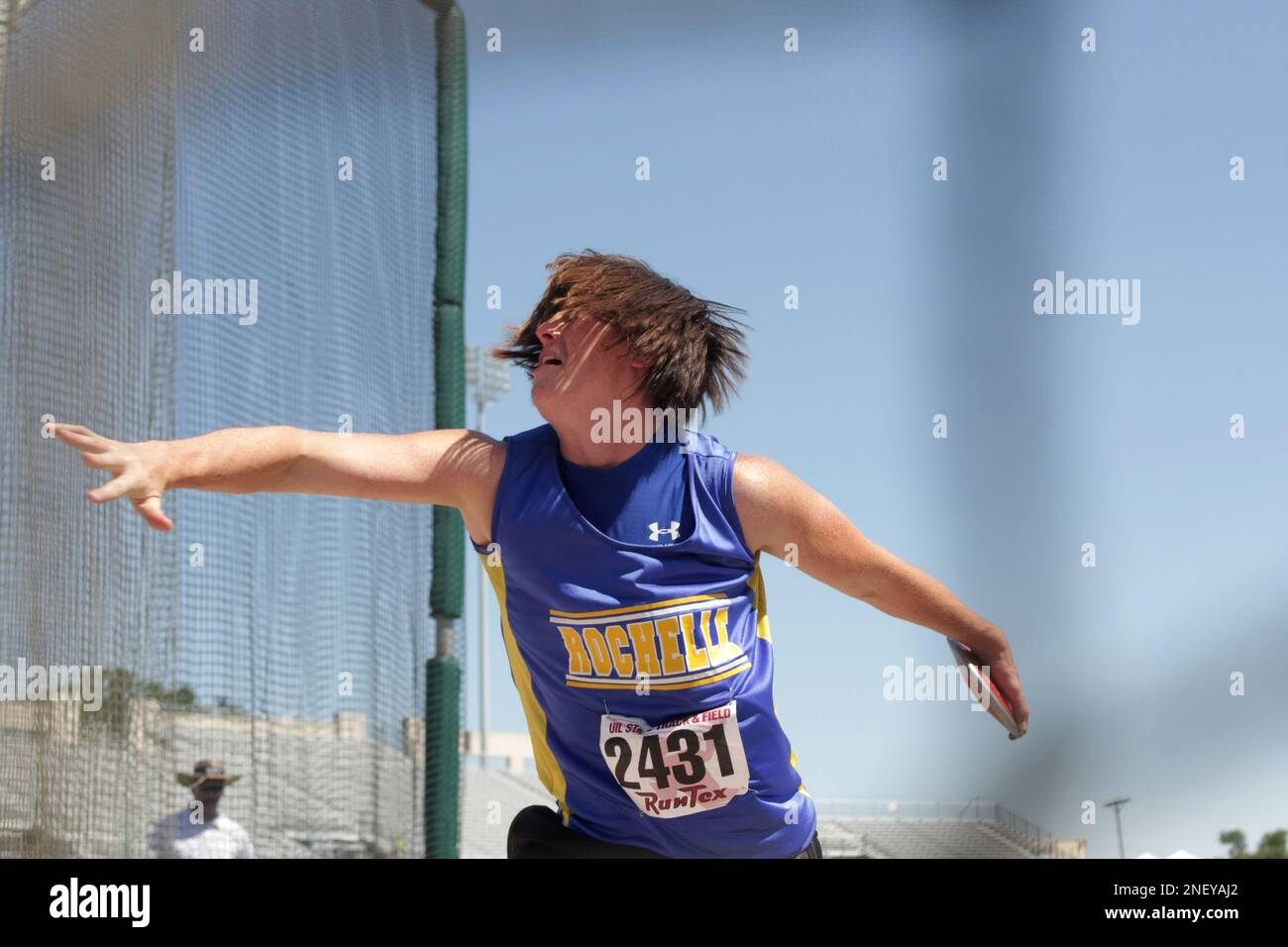 Rochelle's Bonnie Richardson competes at the UIL Class 1A Track and ...