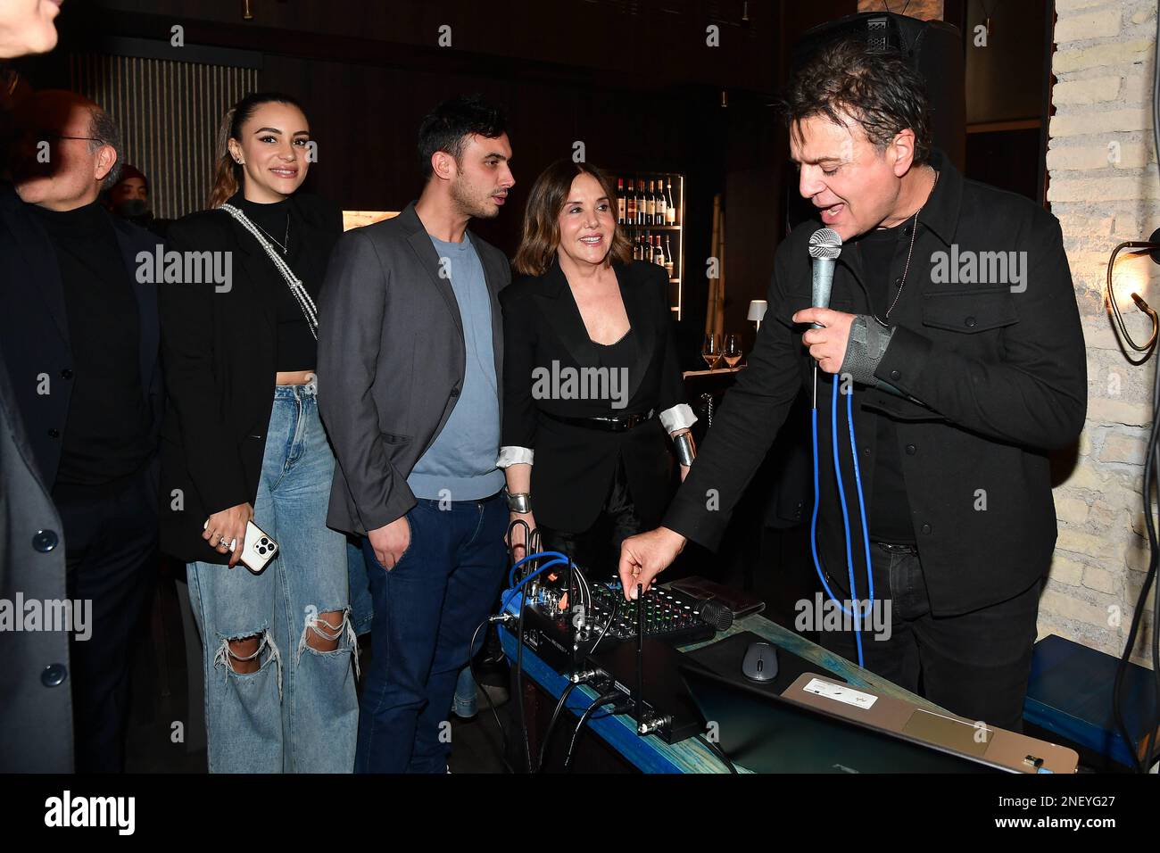 Rome, Italy. 16th Feb, 2023. Rome : Pirò Restaurant . Birthday of ...