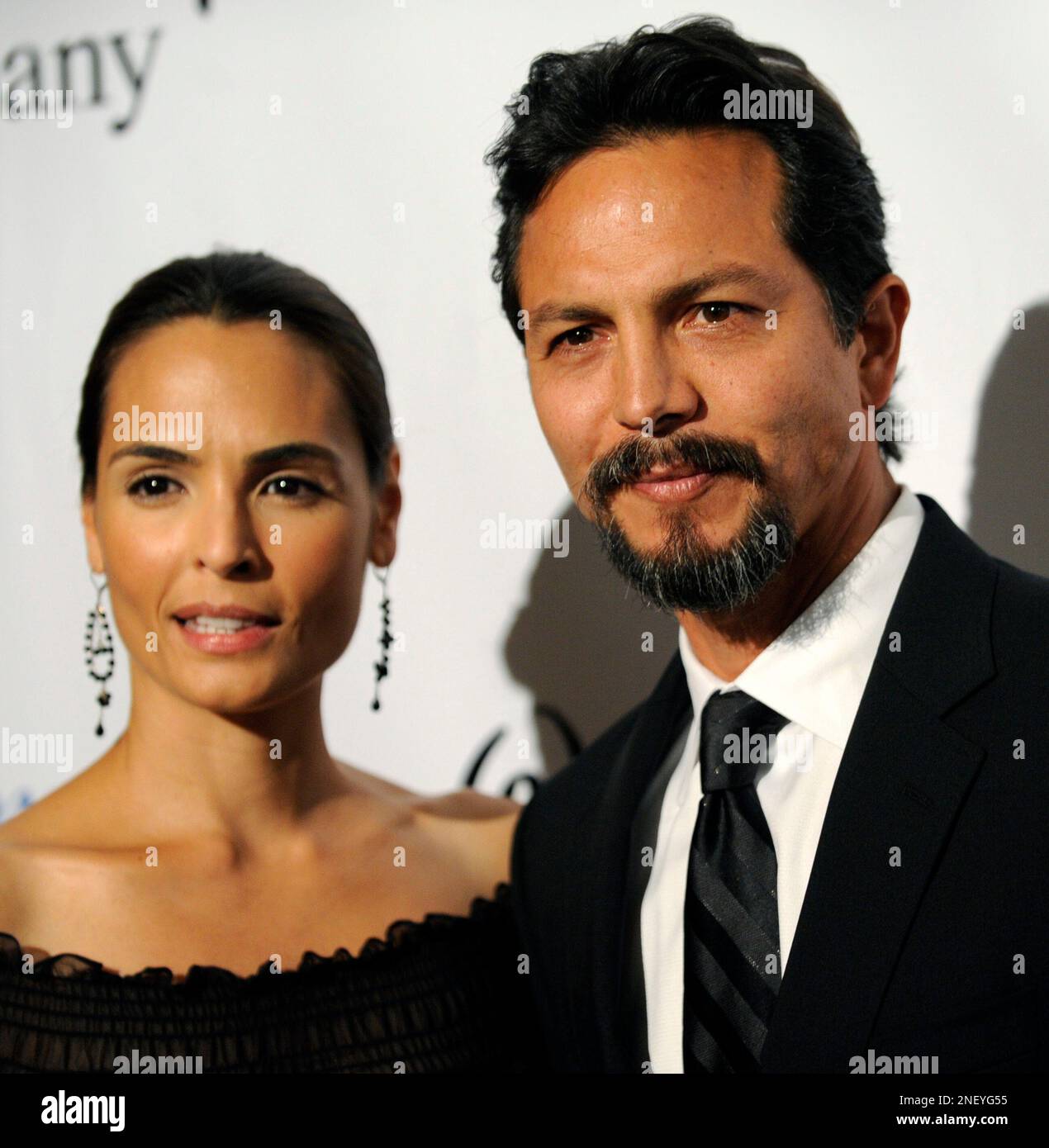 Actor Benjamin Bratt and his wife, actress Talisa Soto, arrive for the ...