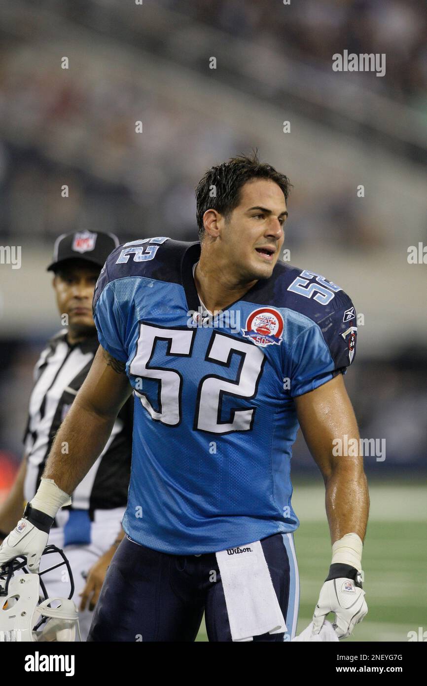 Tennessee Titans linebacker Ryan Fowler (52) during a preseason NFL ...