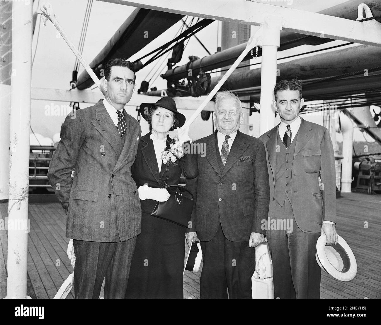 Former Mayor John F. Fitzgerald, of Boston and Mrs. Fitzgerald sailed ...