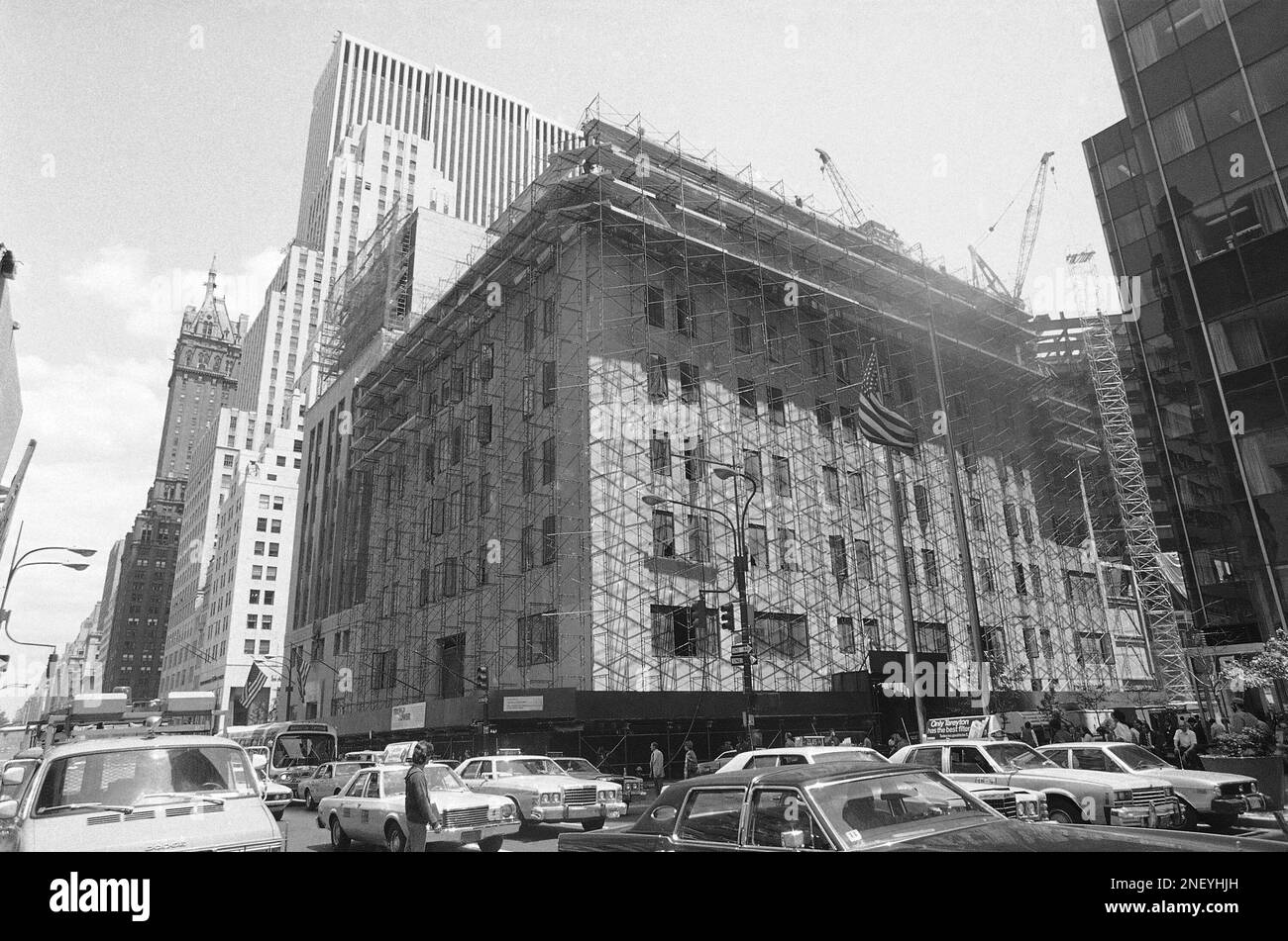 The old Bonwit Teller building in New York on June 17, 1980, which is ...