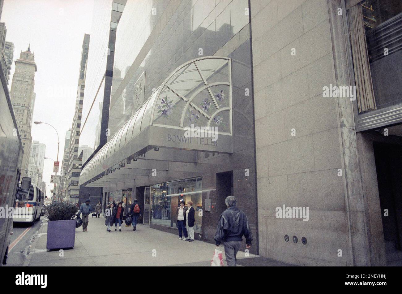 Exteriors and some interiors of the Bonwit Teller store in Trump tower ...