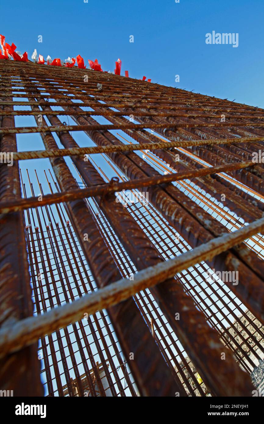 Urban construction buildings foundation Stock Photo - Alamy