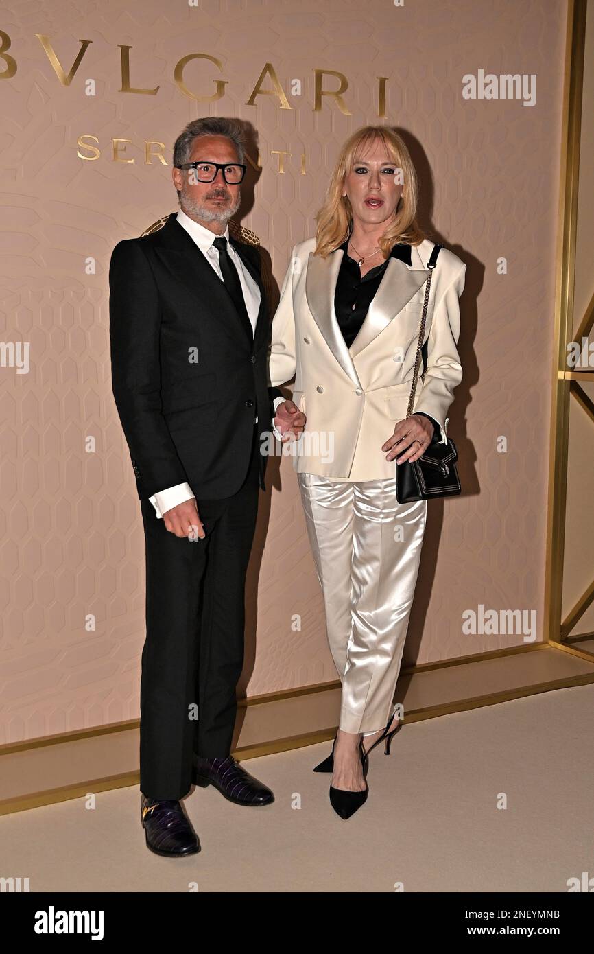 Israel Cotes and Topacio Fresh attend the opening of the exhibition ...