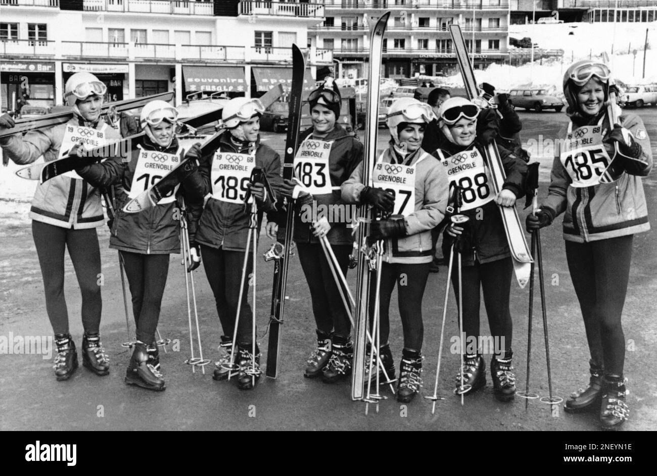 US women team from left to right are Karen Budge, Kiki Cutter, Judy Ann ...