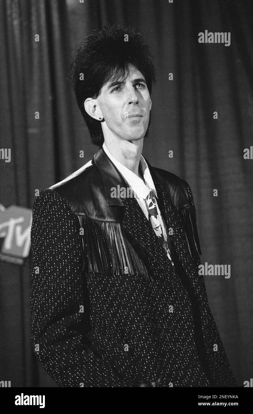 Ric Ocasek (singer) at the MTV video music awards on Sept. 14, 1984 ...