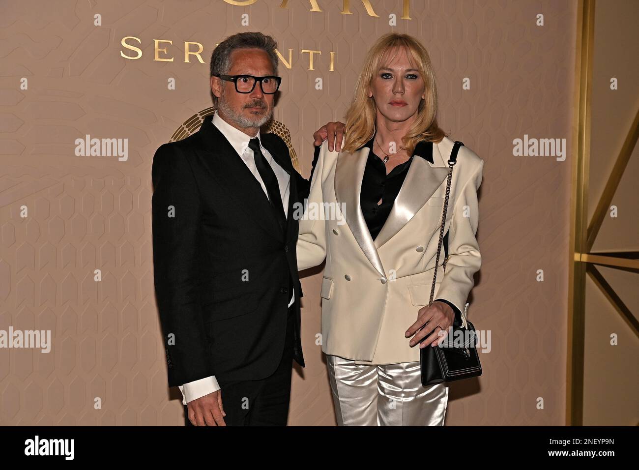 Israel Cotes and Topacio Fresh attend the opening of the exhibition ...