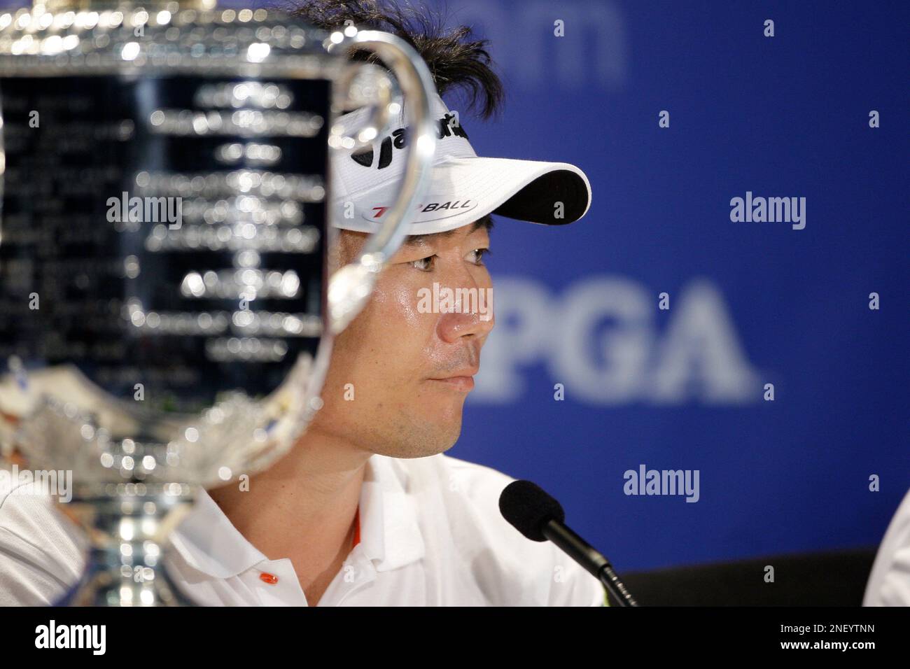 Y.E. Yang, of South Korea, during a press conference with the Wanamaker ...