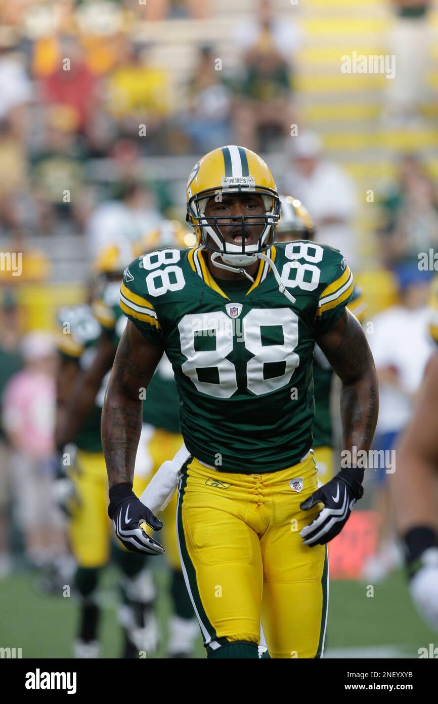 Green Bay Packers tight end Jermichael Finley during an NFL exhibition ...