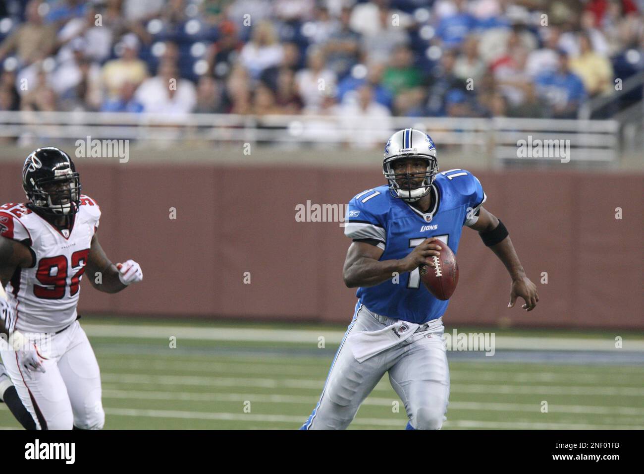 Detroit Lions quarterback Daunte Culpepper (11) is seen during an NFL ...