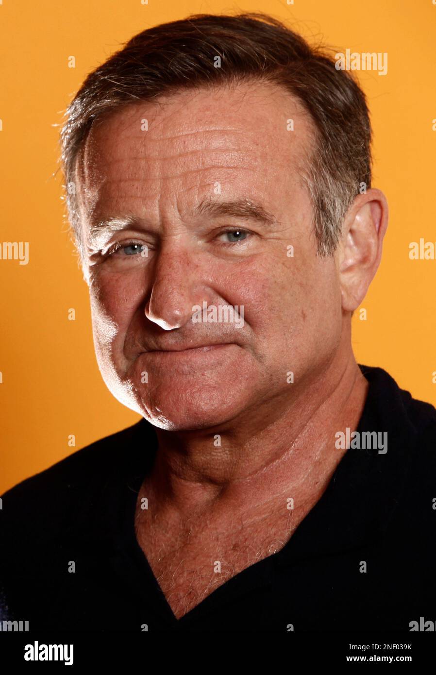 Actor Robin WIlliams from the film "World's Greatest Dad" poses for a ...