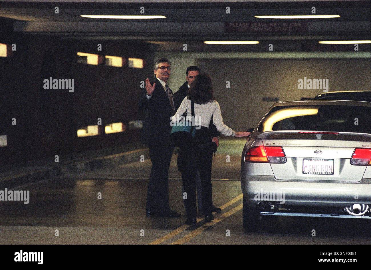 Fred Goldman and his daughter Kim arrive at their attorney’s office in ...