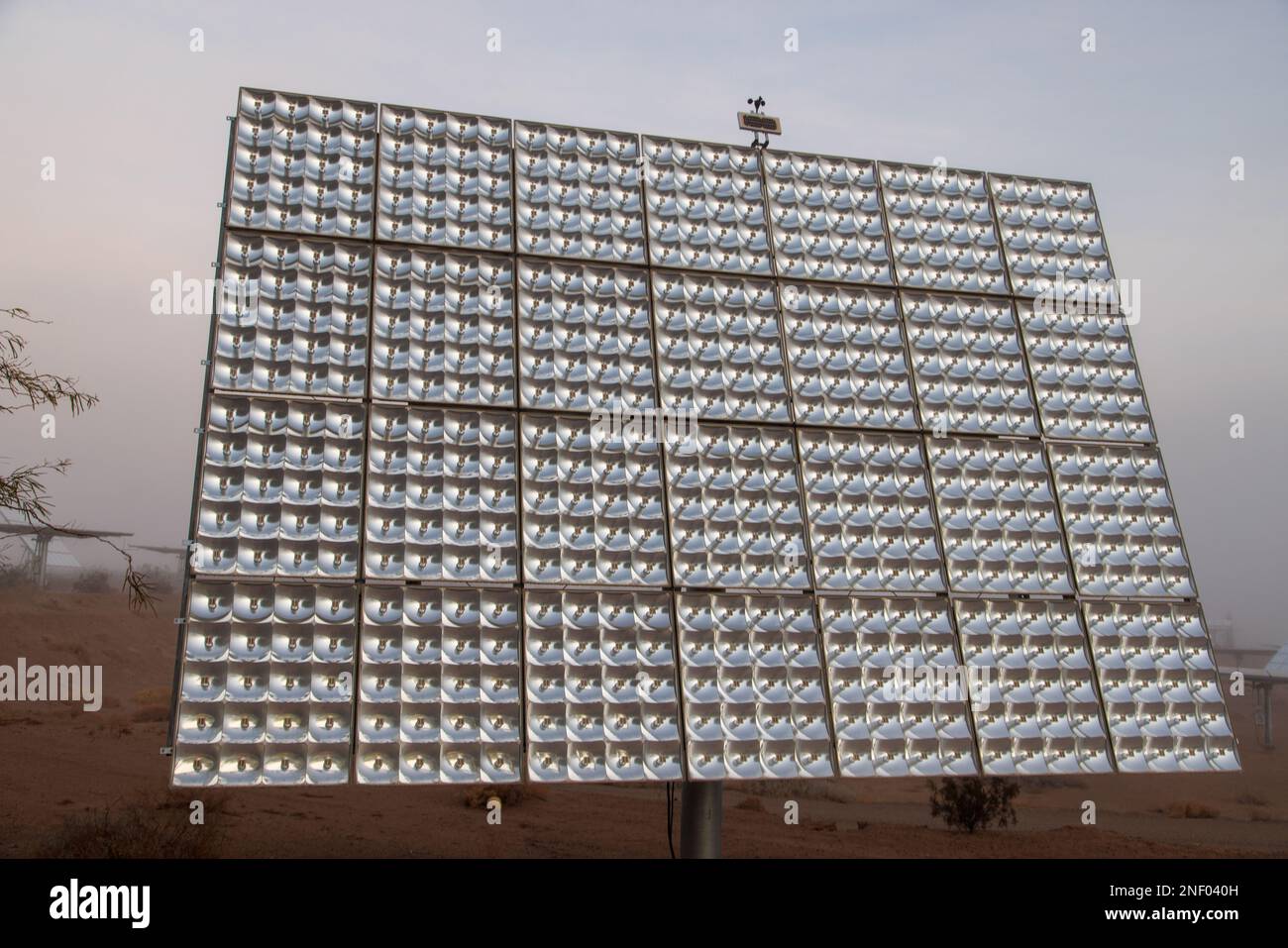 Solar in the fog Stock Photo - Alamy