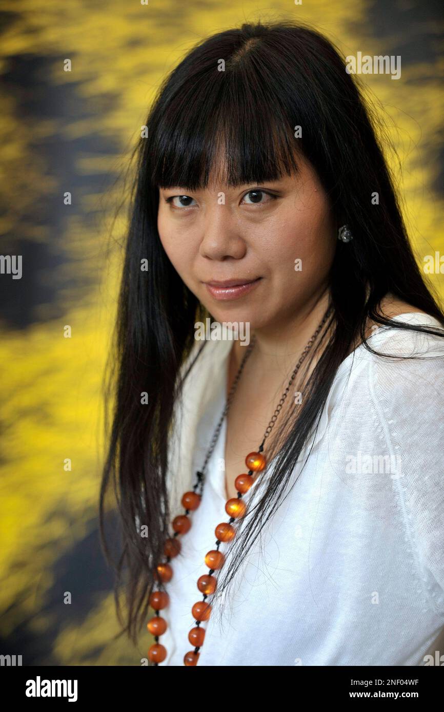 Chinese director and actress Huang Lu poses during a photocall prior to ...