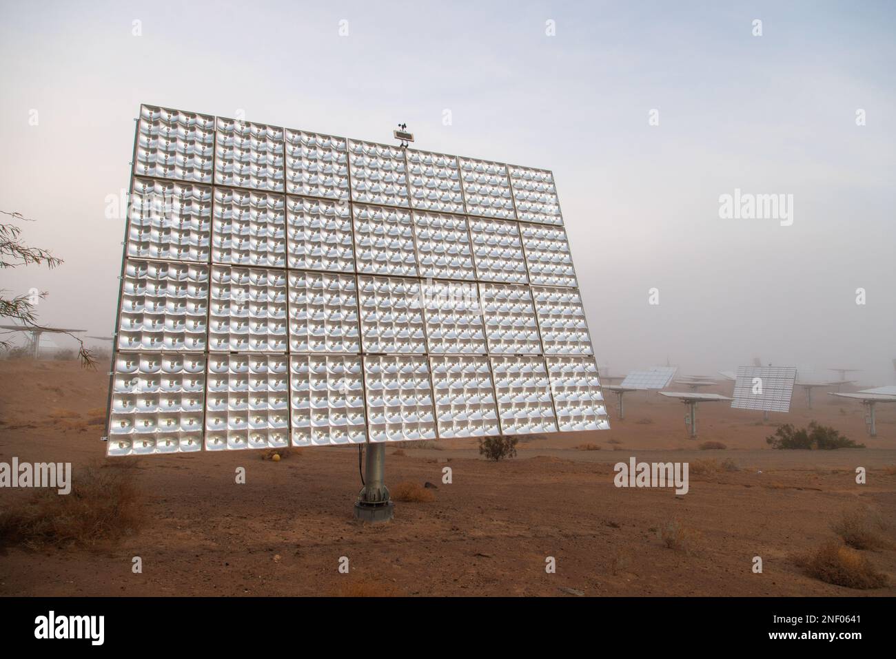 Solar in the fog Stock Photo - Alamy