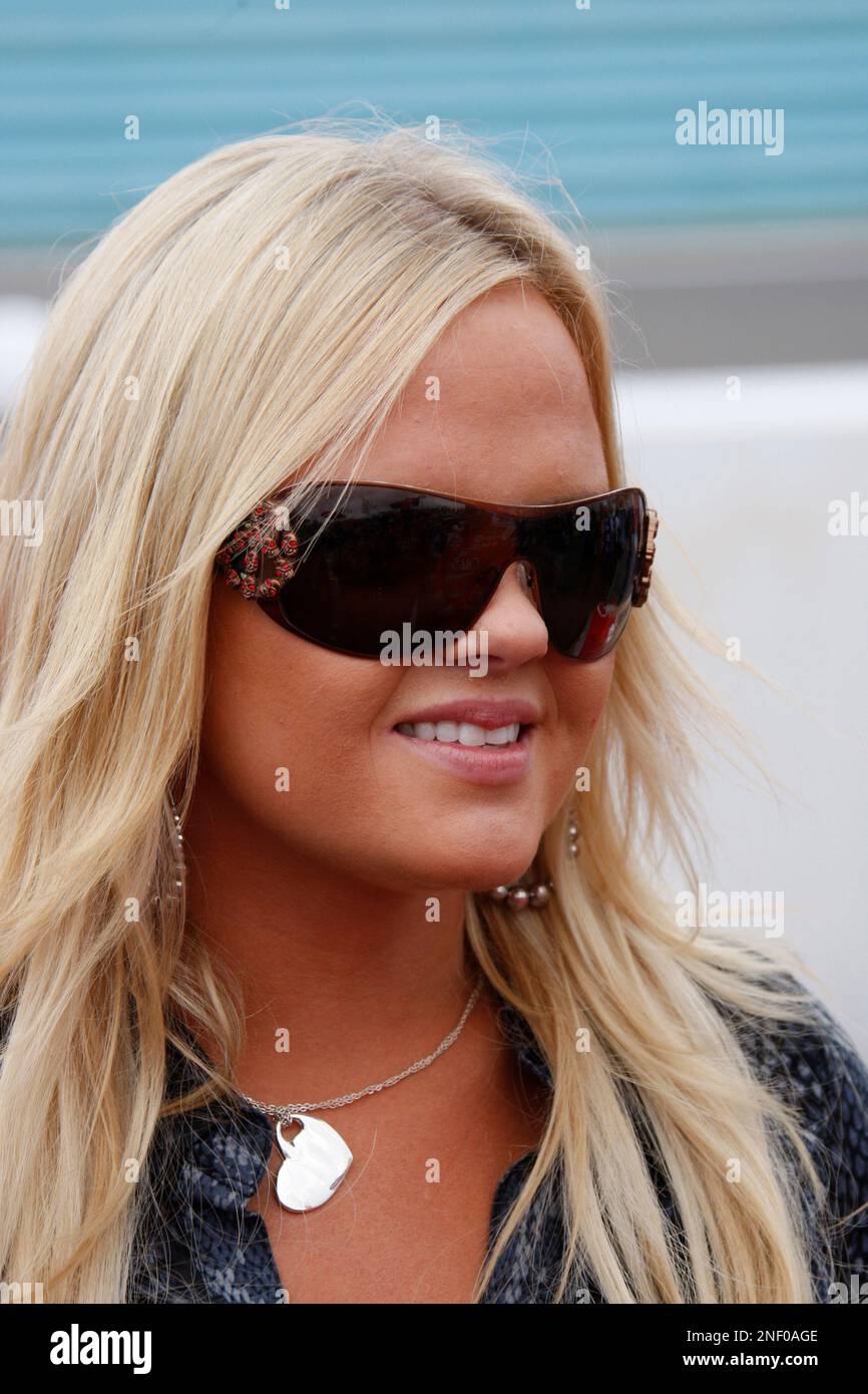 American Sprint Car Series driver Jessica Zemken talks with Tony ...