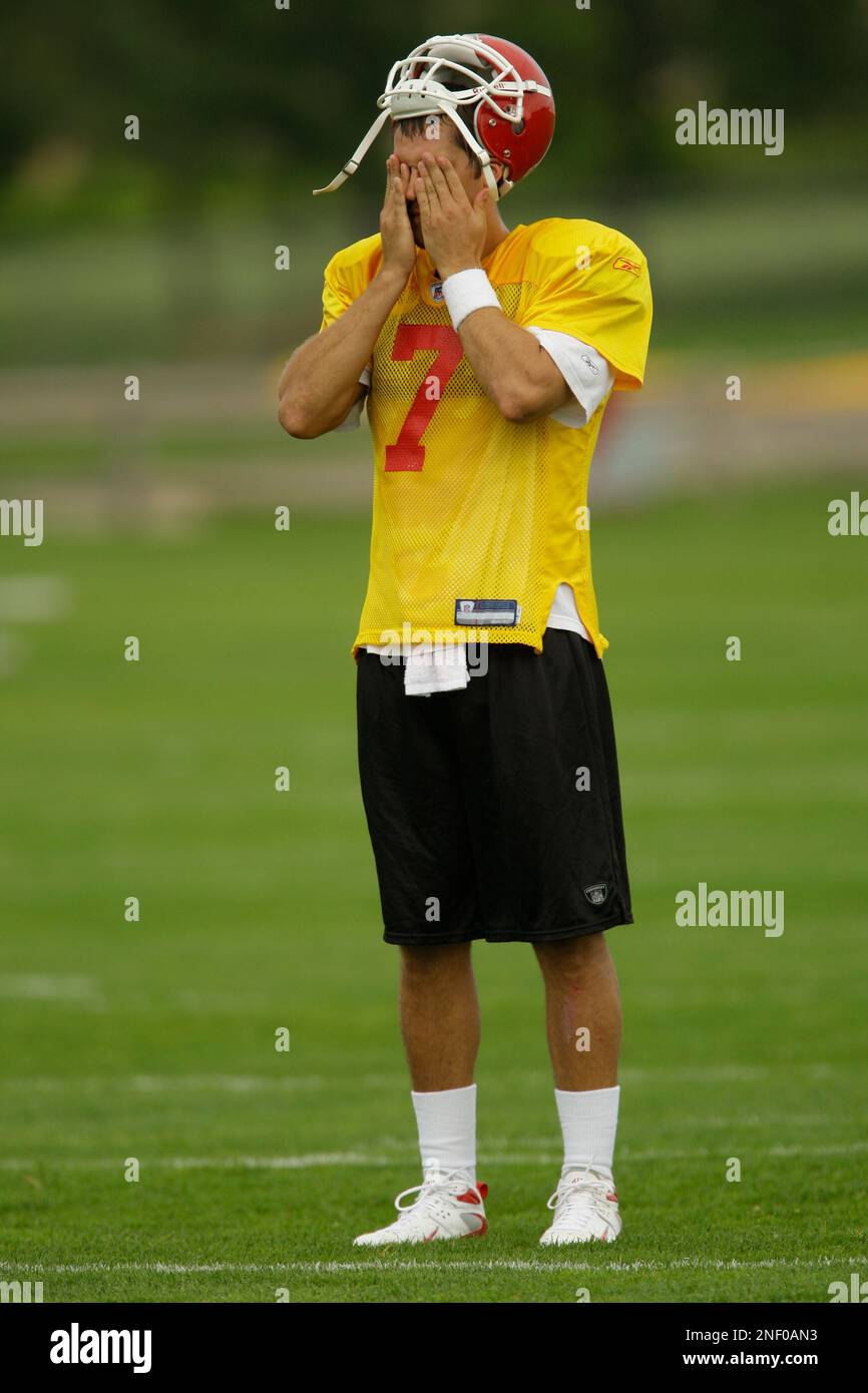 Kansas City Chiefs quarterback Matt Cassel (7) during NFL football ...