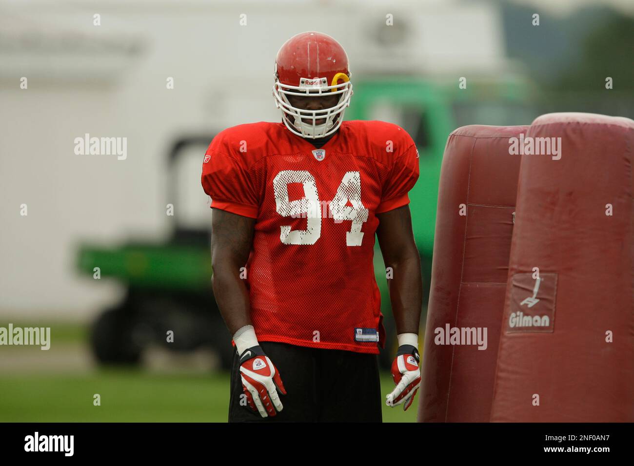 Kansas City Chiefs defensive end Tyson Jackson (94) during NFL football ...