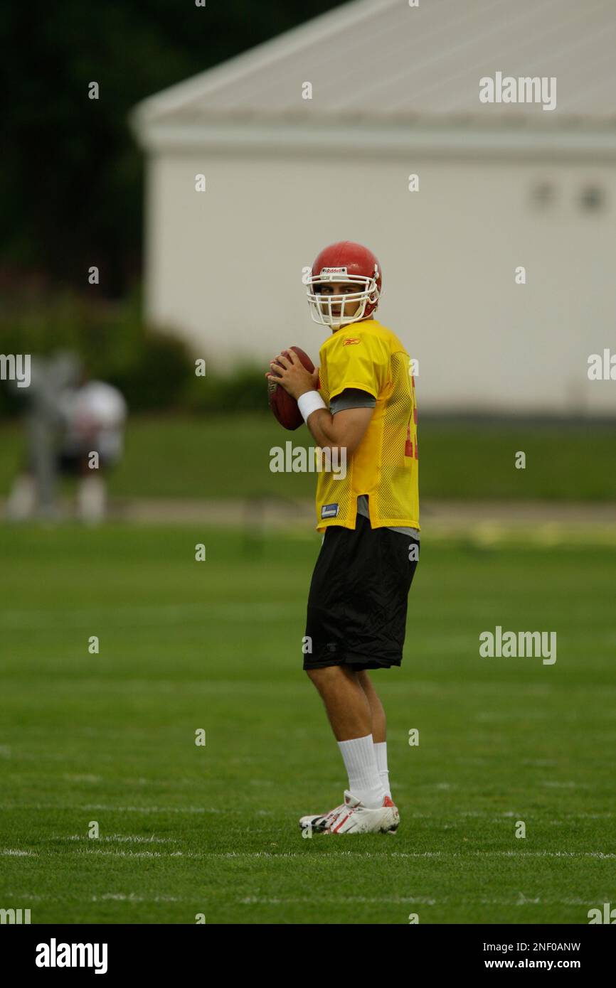 Kansas City Chiefs quarterback Matt Gutierrez (15) during NFL football ...